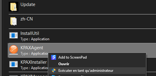 Guide de dépannage Agent KPAX 2.0 pour Windows – Portail Clients Bluemega