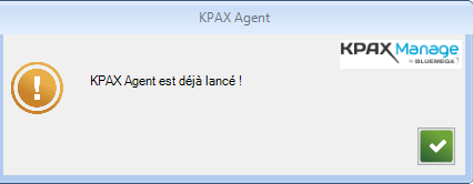 Guide de dépannage Agent KPAX 2.0 pour Windows – Portail Clients Bluemega