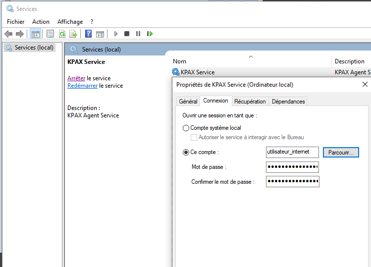 Guide de dépannage Agent KPAX 2.0 pour Windows – Portail Clients Bluemega