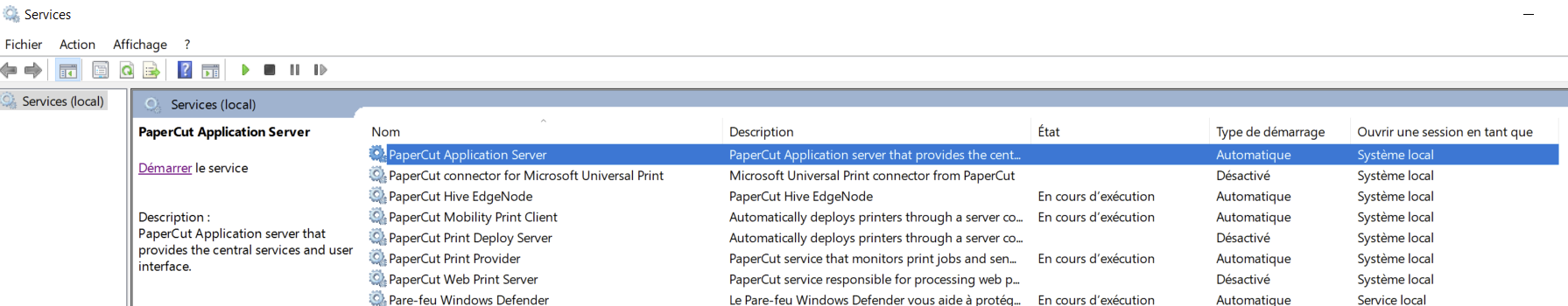 PaperCut - Guide de dépannage PaperCut MF/NG – Portail Clients Bluemega