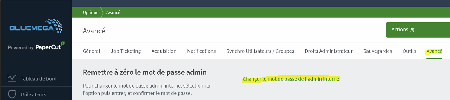 PaperCut - Guide de dépannage PaperCut MF/NG – Portail Clients Bluemega